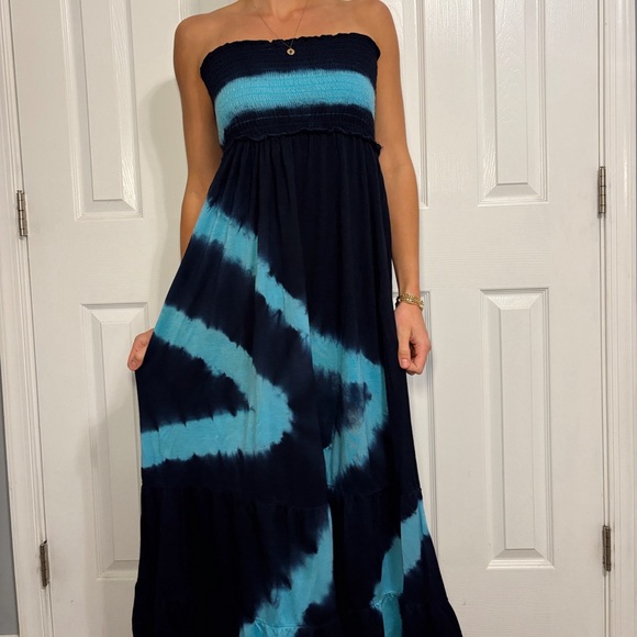 Fashion Bug | Dresses | Fashion Bug Tie Dye Strapless Dress | Poshmark
